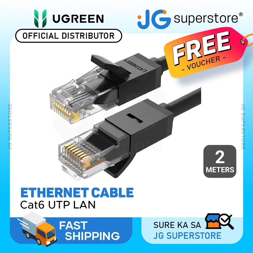 UGREEN CAT6 UTP LAN Cable 1000 Mbps Gigabit RJ45 Patch Network Router ...