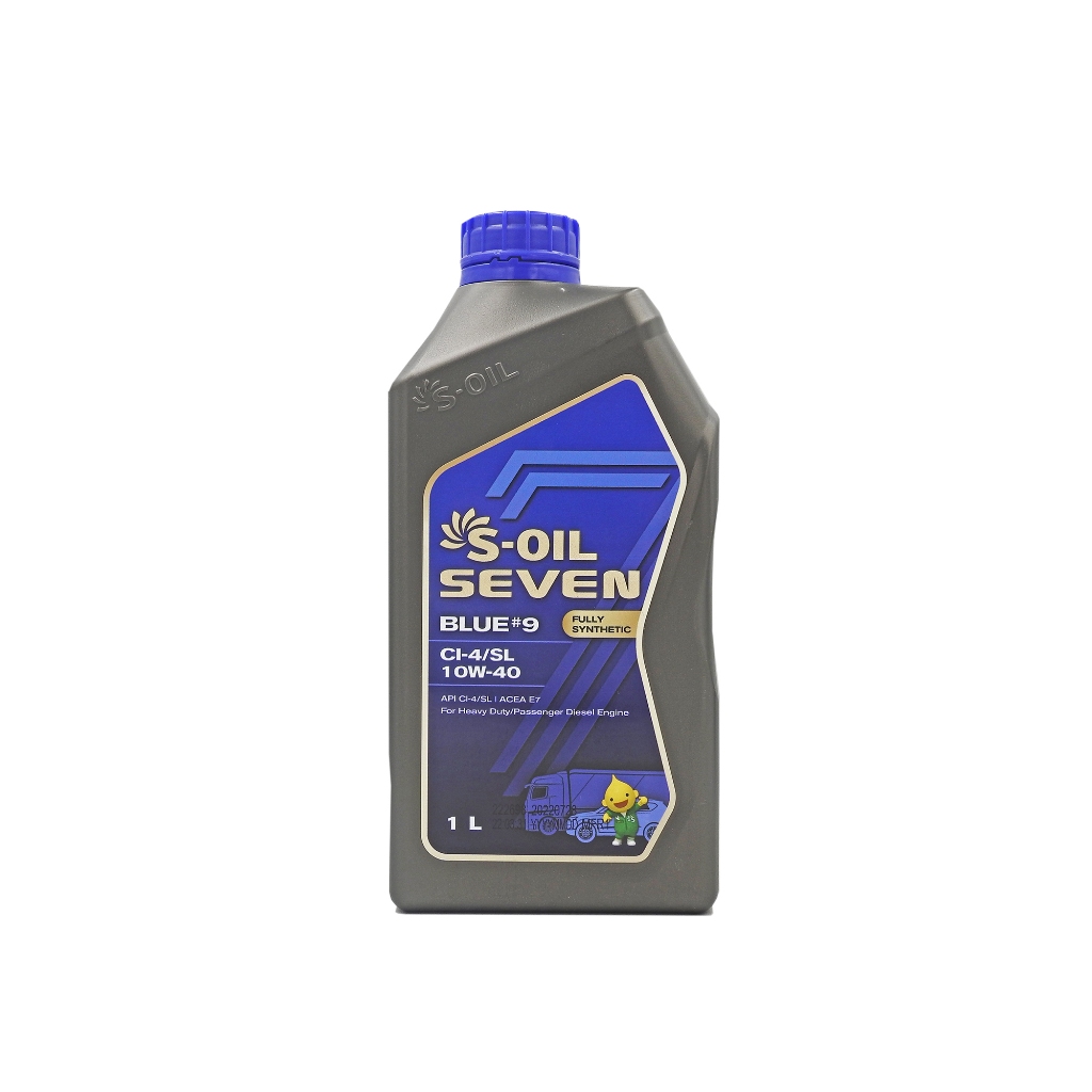 S-OIL Seven Blue #9 10W40 CI-4/SL ACEA E7 Fully-Synthetic Technology ...