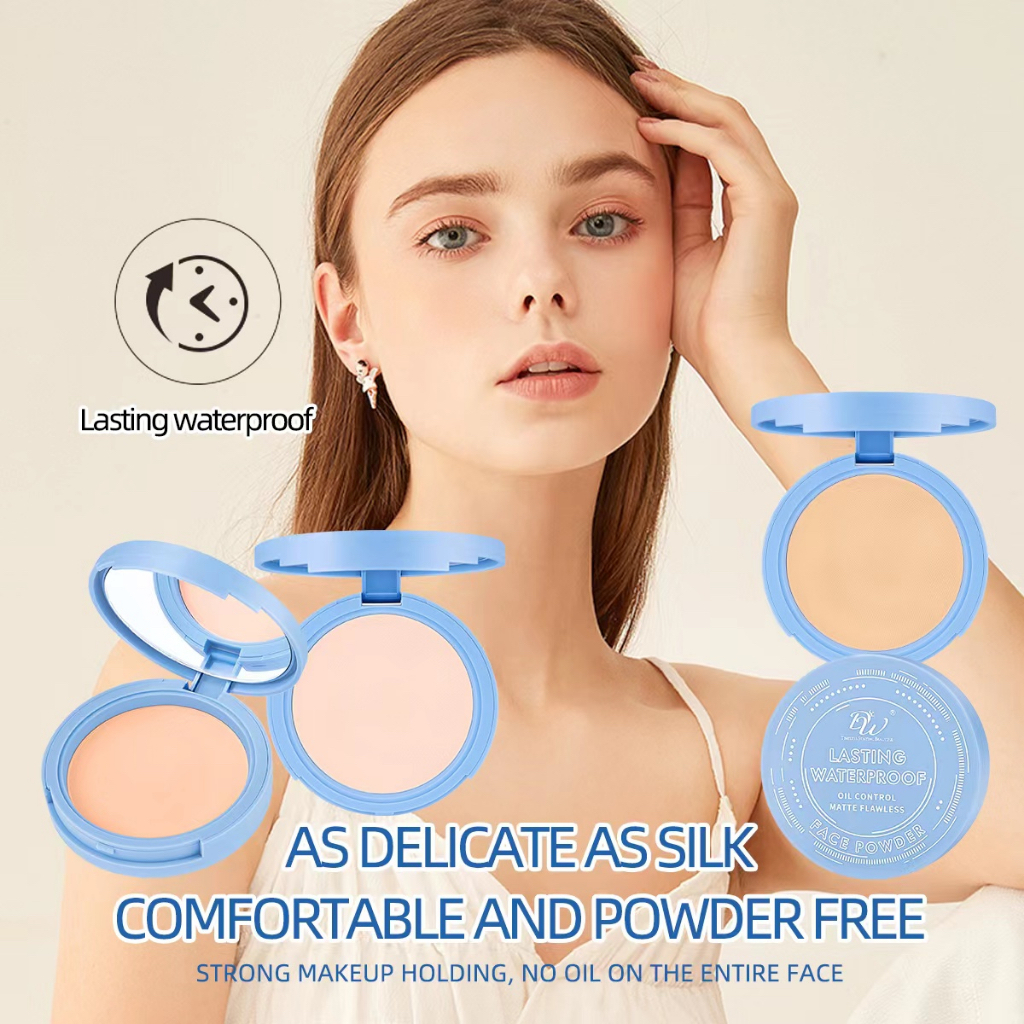 Amanda DW Lasting Waterproof Oil Control Matte Flawless Face Pressed Powder 10g | Shopee Philippines
