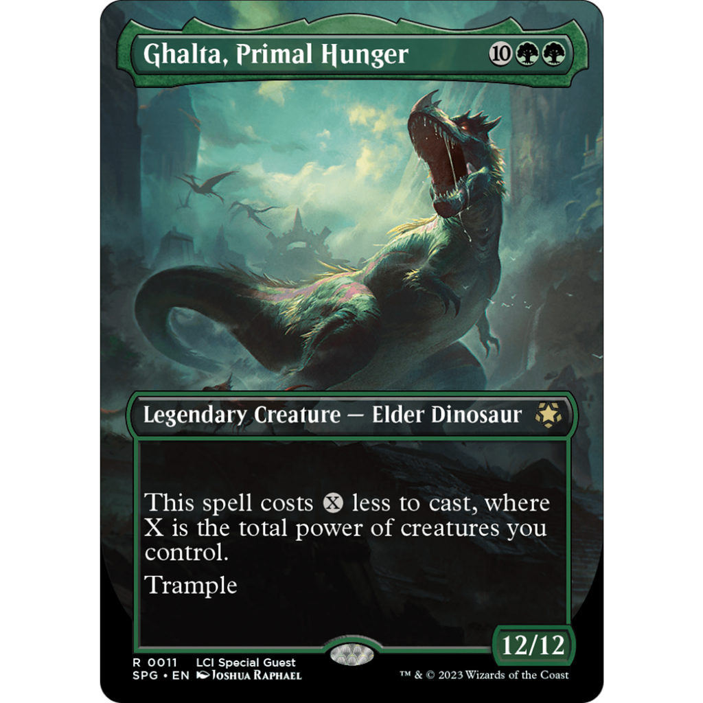 Ghalta Primal Hunger SPG MTG Top Ratings Proxy (sticker is already on ...