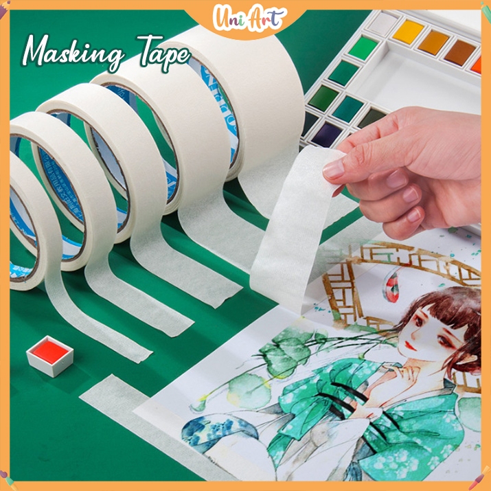 20M Masking Tape Multi-Size Tape for Home Office School Stationery DIY ...