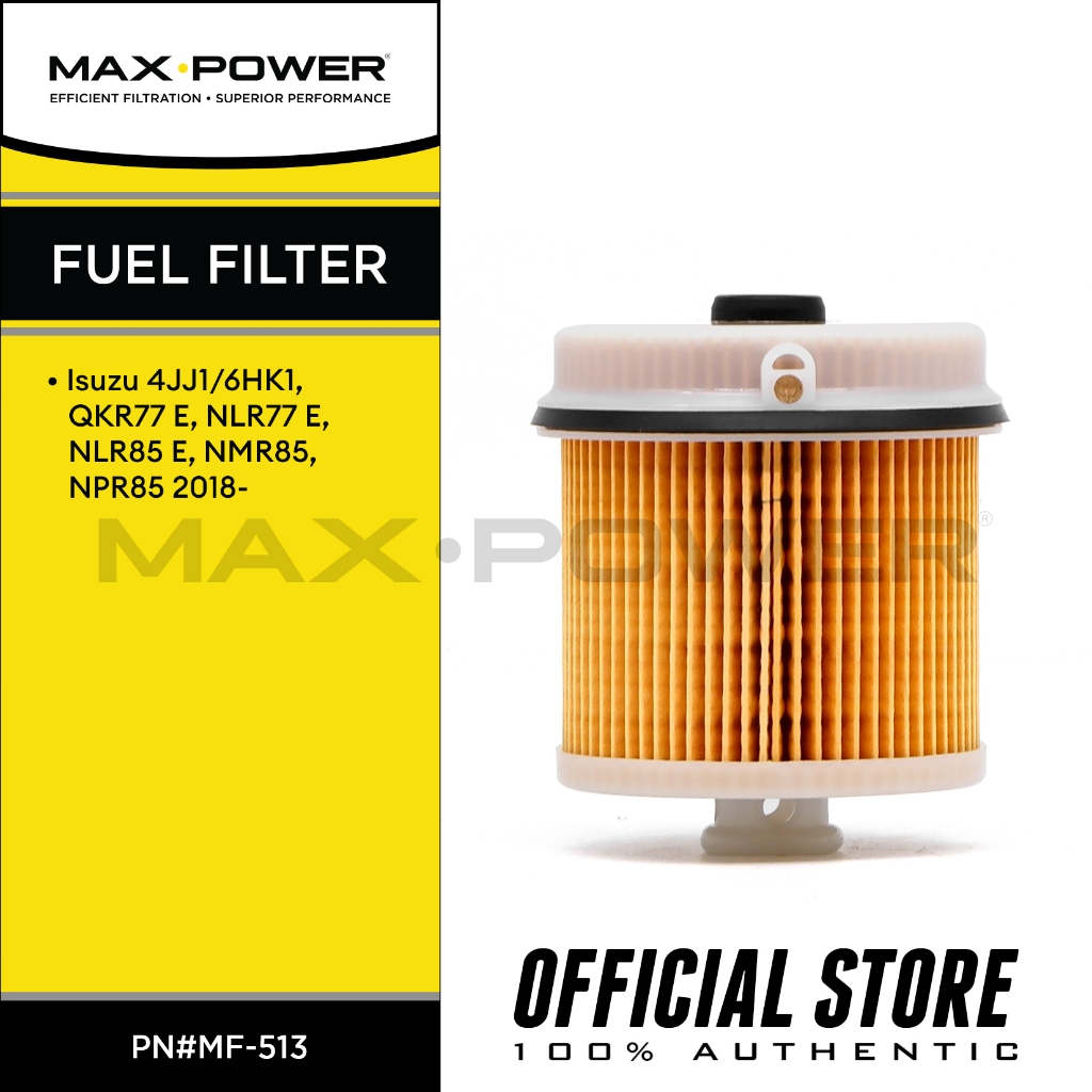 MAX Power Fuel Filter For Isuzu 4JJ1/6HK1, QKR77 E, NLR77 E, NLR85 E ...
