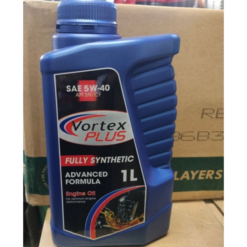 VORTEX Plus Fully Synthetic Engine Oil 1L SAE 5W 40 | Shopee Philippines