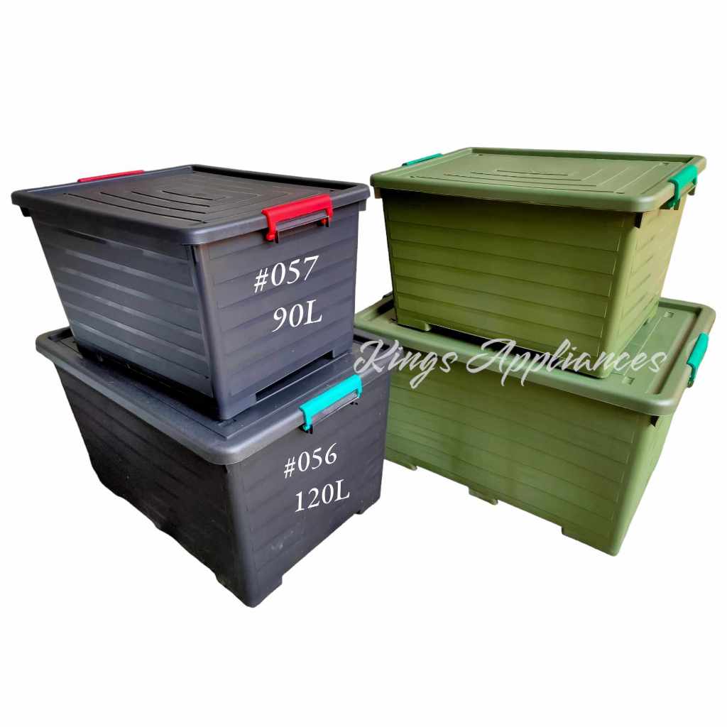 120L, 90L Storage box Heavy Duty with wheels and handle (maximum order ...