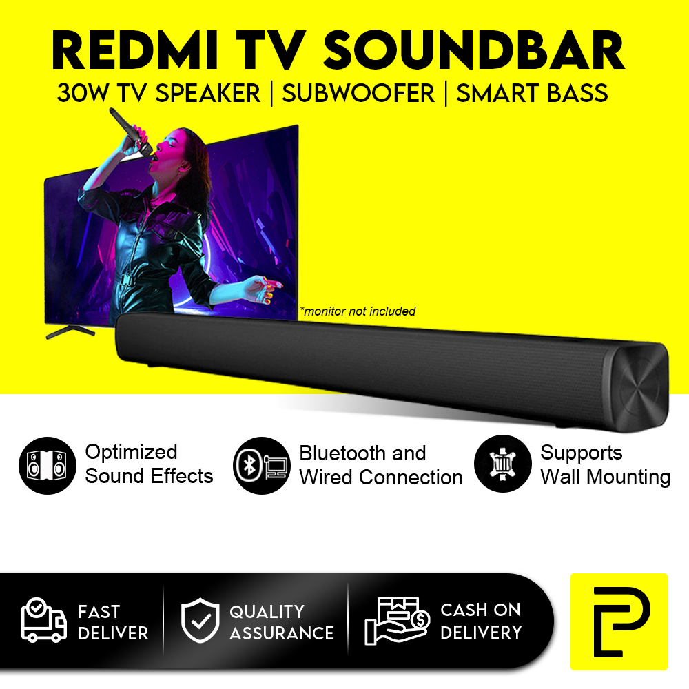 Xiaomi Redmi 30W TV Sound Bar Subwoofer Smart Bass Stereo Device ...