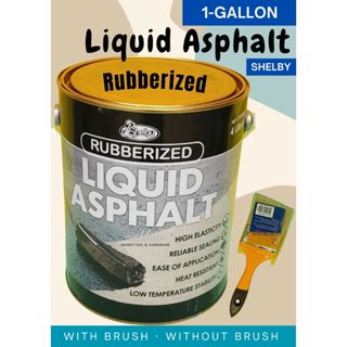 Shelby Rubberized Liquid Asphalt 4 Liters Waterproofing Paint 1 Gallon ...