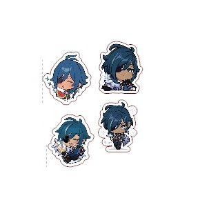 4pc/order Genshin Impact Kaeya Set B Emoji Waterproof Sticker Matte ...