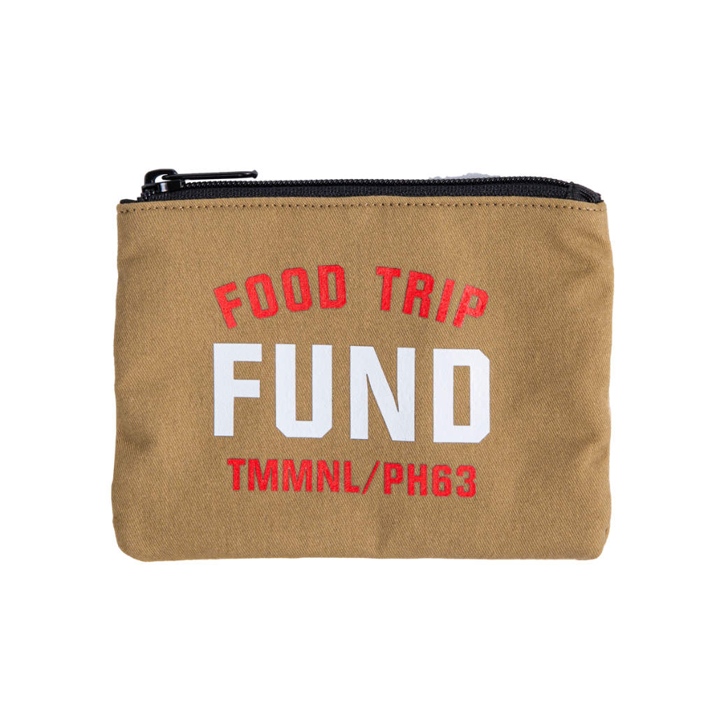 TEAM MANILA FOOD TRIP POUCH KHAKI | Shopee Philippines