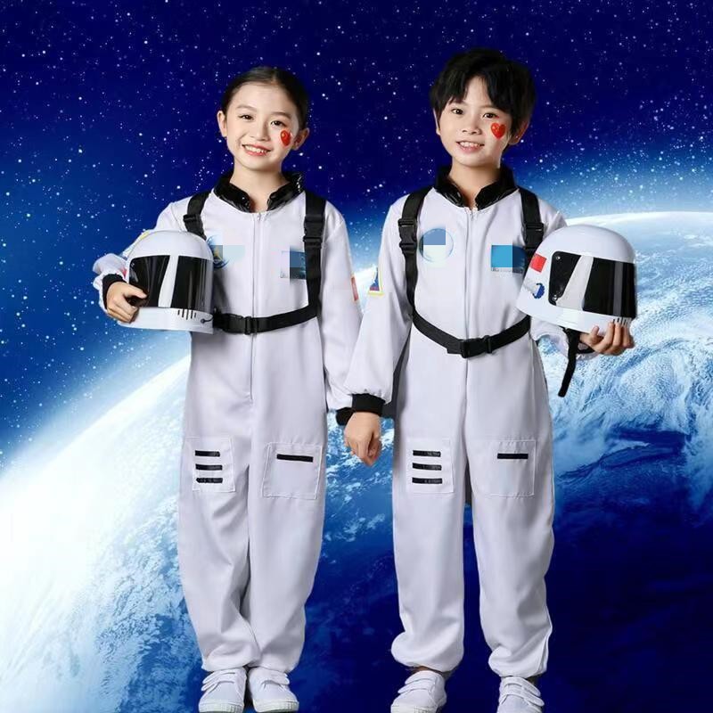 Children's Space Suit Astronaut Costume For Kids Boy Cosplay Space ...