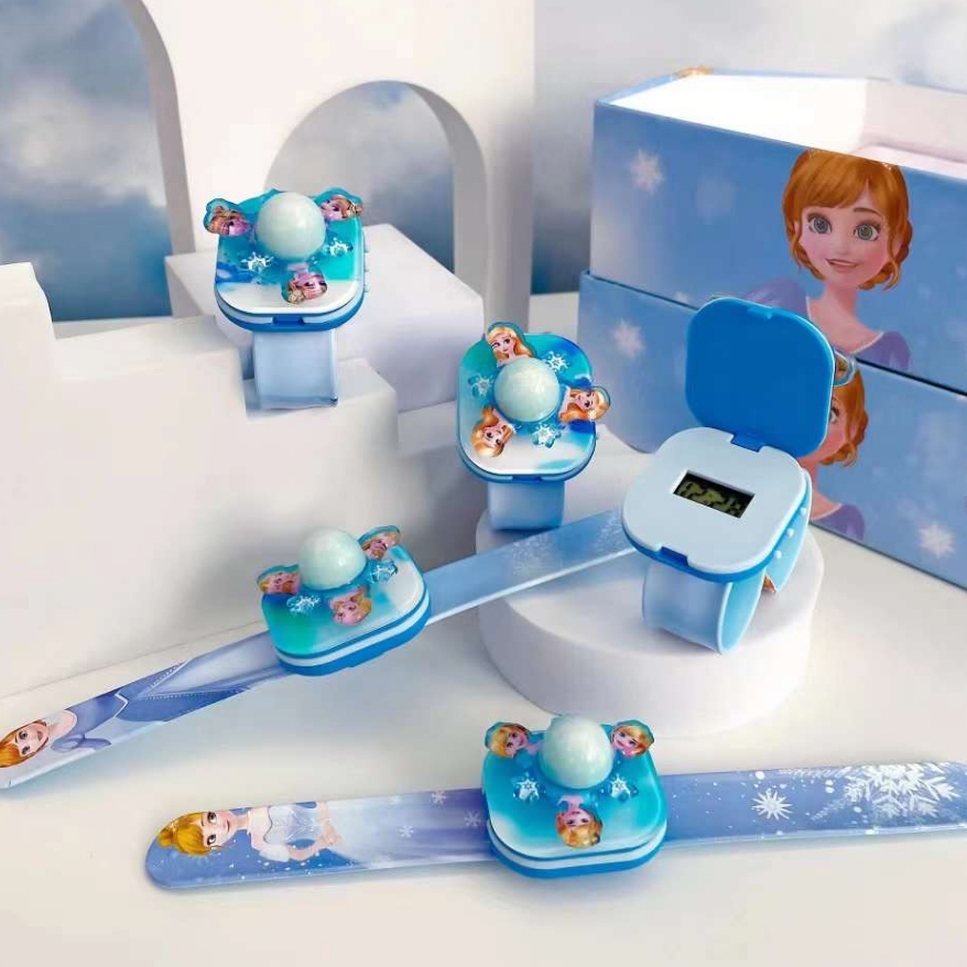 TS LED Kids Watch Cartoon Pop Circle Digital Wristband Watch for Baby ...