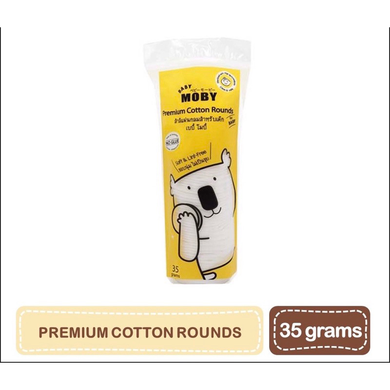 Baby Moby Premium Cotton Rounds (35 grams) | Shopee Philippines