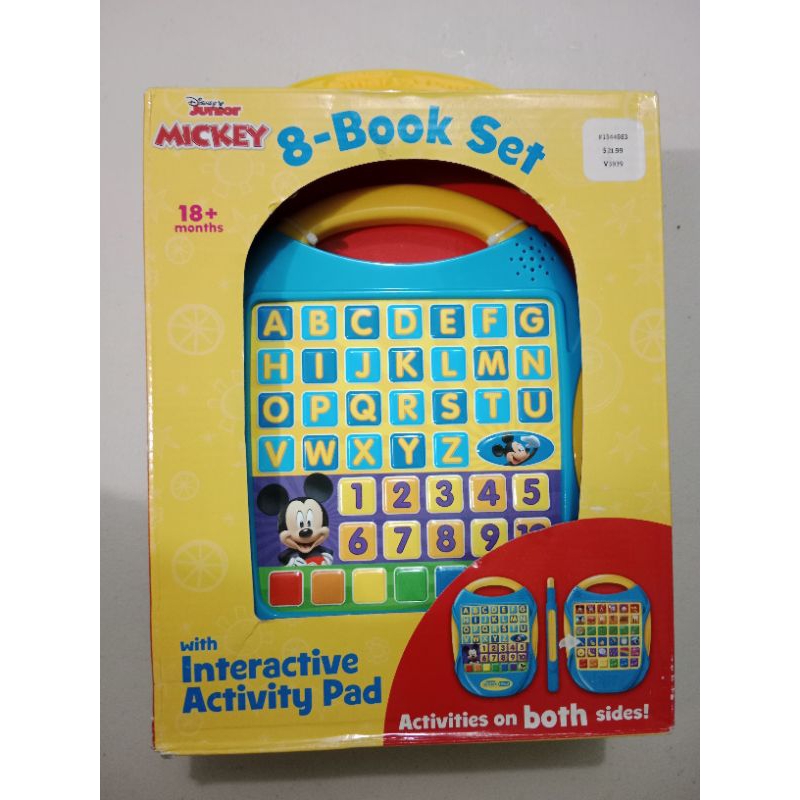 Disney Junior Mickey 8-book set with interactive activity pad | Shopee ...
