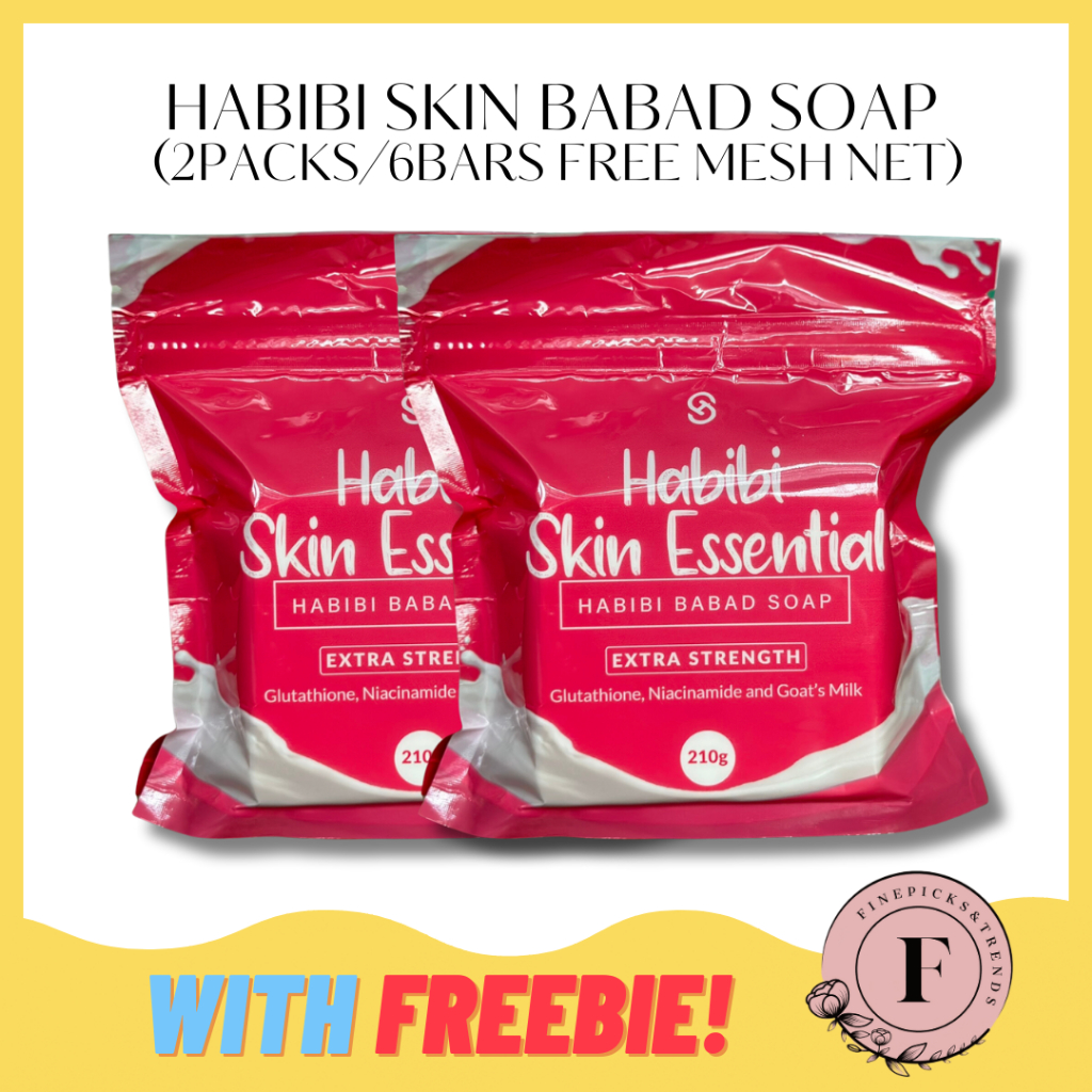Habibi Babad Soap 2PACKS/6BARS by Habibi Skin with FREEBIE | Shopee ...
