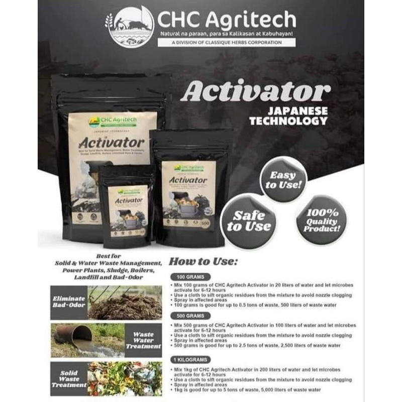 Chc agritech ACTIVATOR 500g | Shopee Philippines