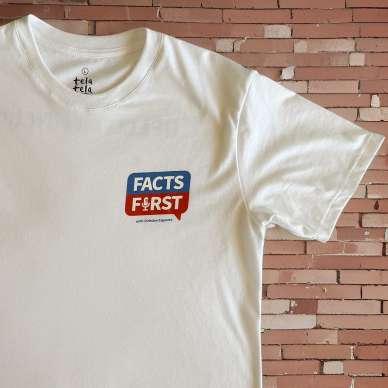 Facts First Shirt [#FactsFirstNation] Pristine White | Shopee Philippines