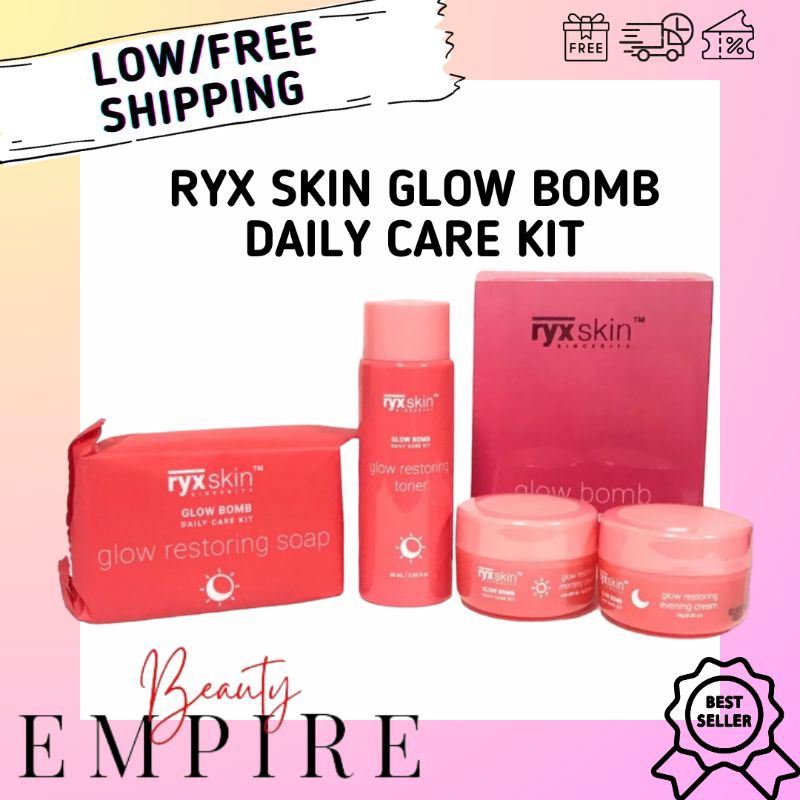 Ryx Skin Glow Bomb Exfoliating/Daily Care Kit | Shopee Philippines