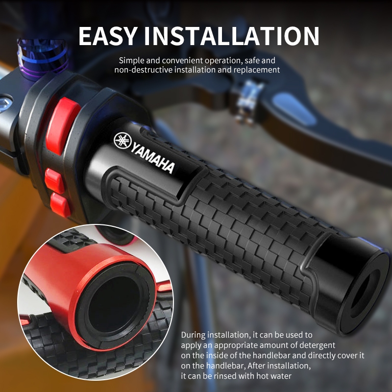 Motorcycle Handle Grips Click 125i 150i V2 V3 Universal Yamaha Rubber ...