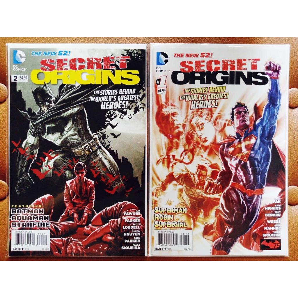 Secret Origins 1-2 DC Comic Books FN/VF 2014 ft. Superman Batman 48 ...