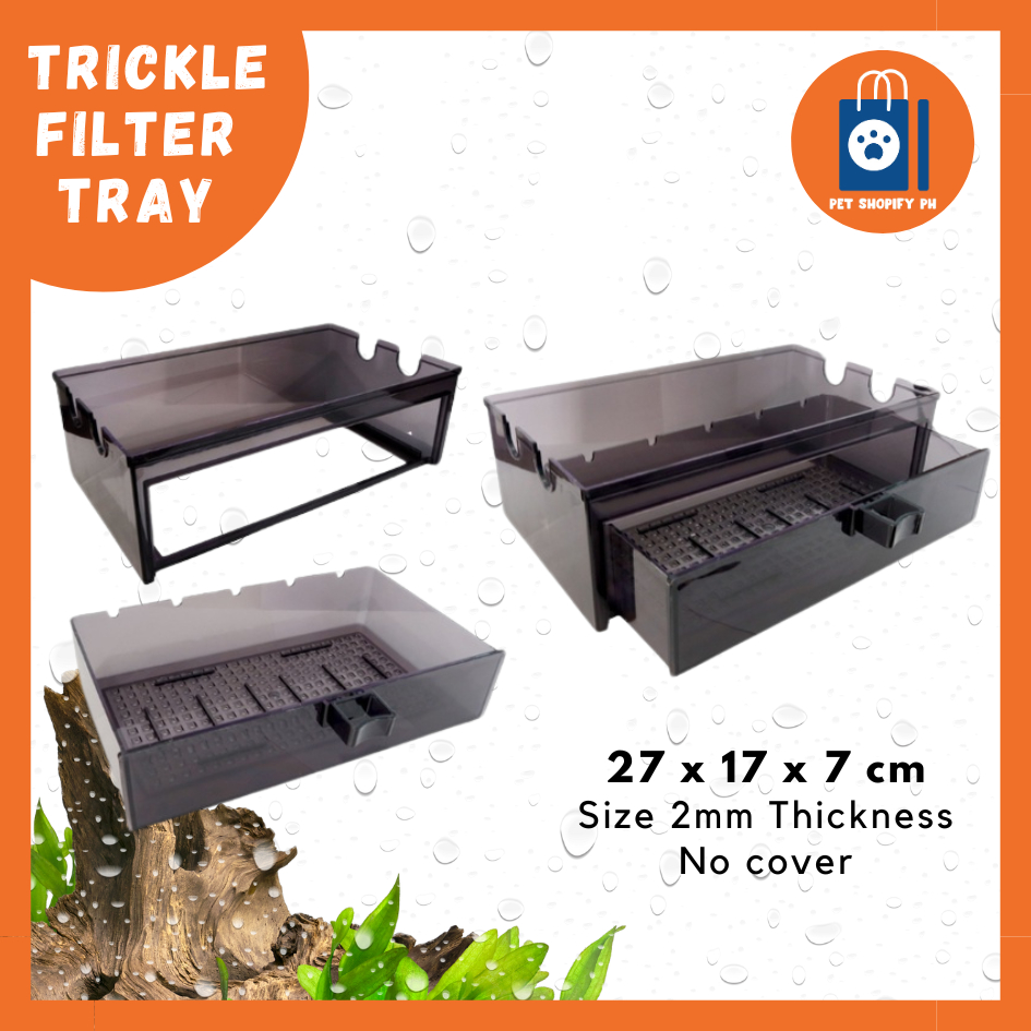 SPARE TRICKLE FILTER TRAY IN COLOR BLACK | Shopee Philippines
