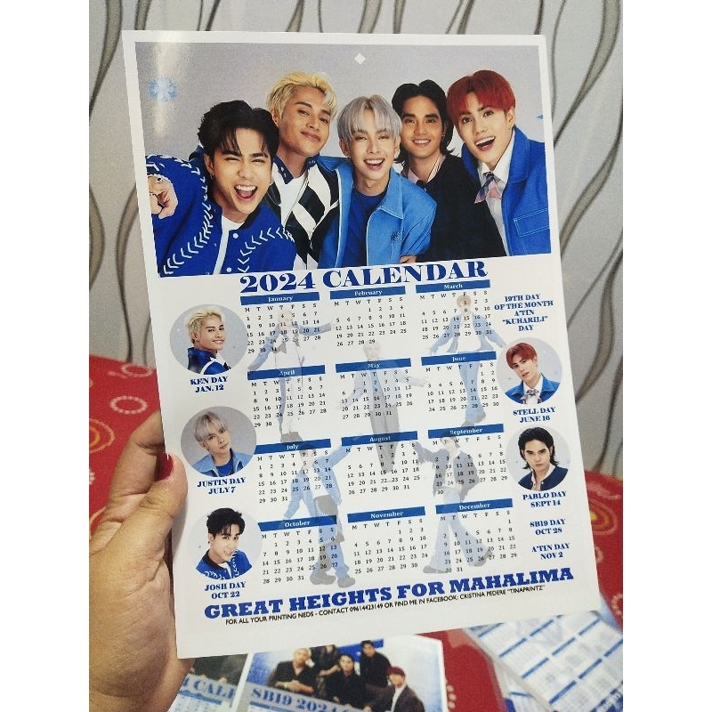 SB19 MAHALIMA POSTER CALENDAR A4 SIZE | Shopee Philippines