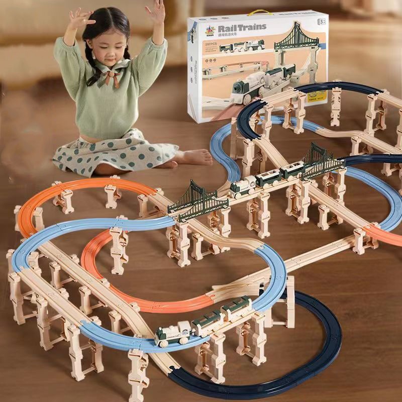Electric Train Track Thomas Train Children's Educational Assembly ...