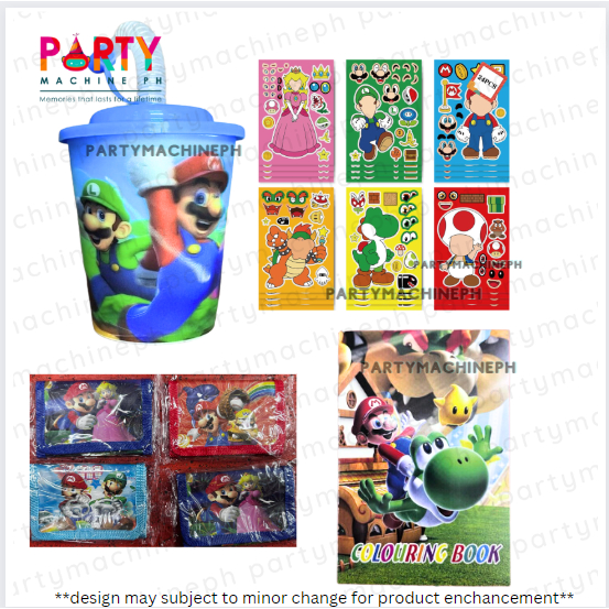 12pcs super mario tumbler / super mario giveaways / super mario loot ...