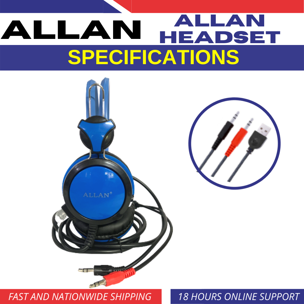 Allan Superstore High Quality Black Headset For Pisonet / Work From ...