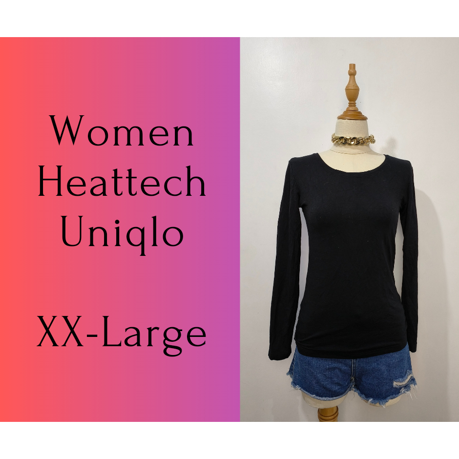 WOMEN HEATTECH LONGSLEEVES XXL | Shopee Philippines