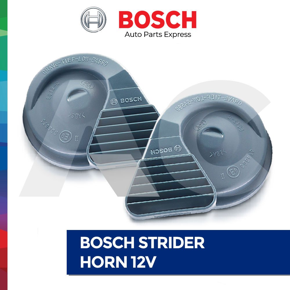 BOSCH HORN STRIDER EC12-C 12V W/ FREE INSTALLATION KIT SET | Shopee Philippines