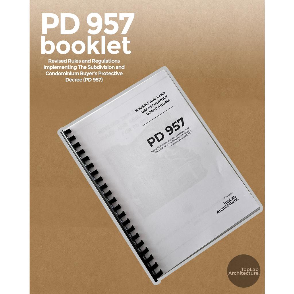 Toplab Architecture Review Booklets Bp 220 Bp 344 Pd 957 Uap Iapoa