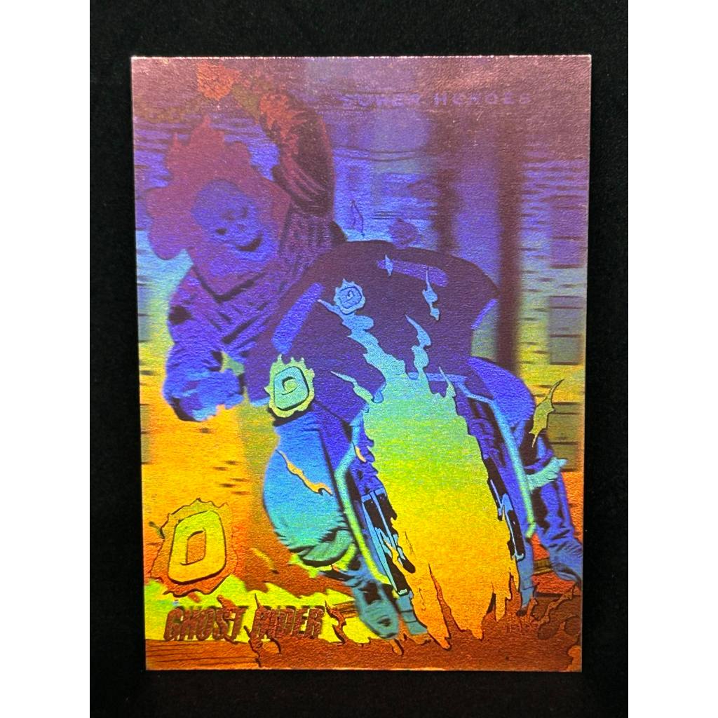 1992 Impel Marvel Universe - Holograms H-5 Ghost Rider card | Shopee ...
