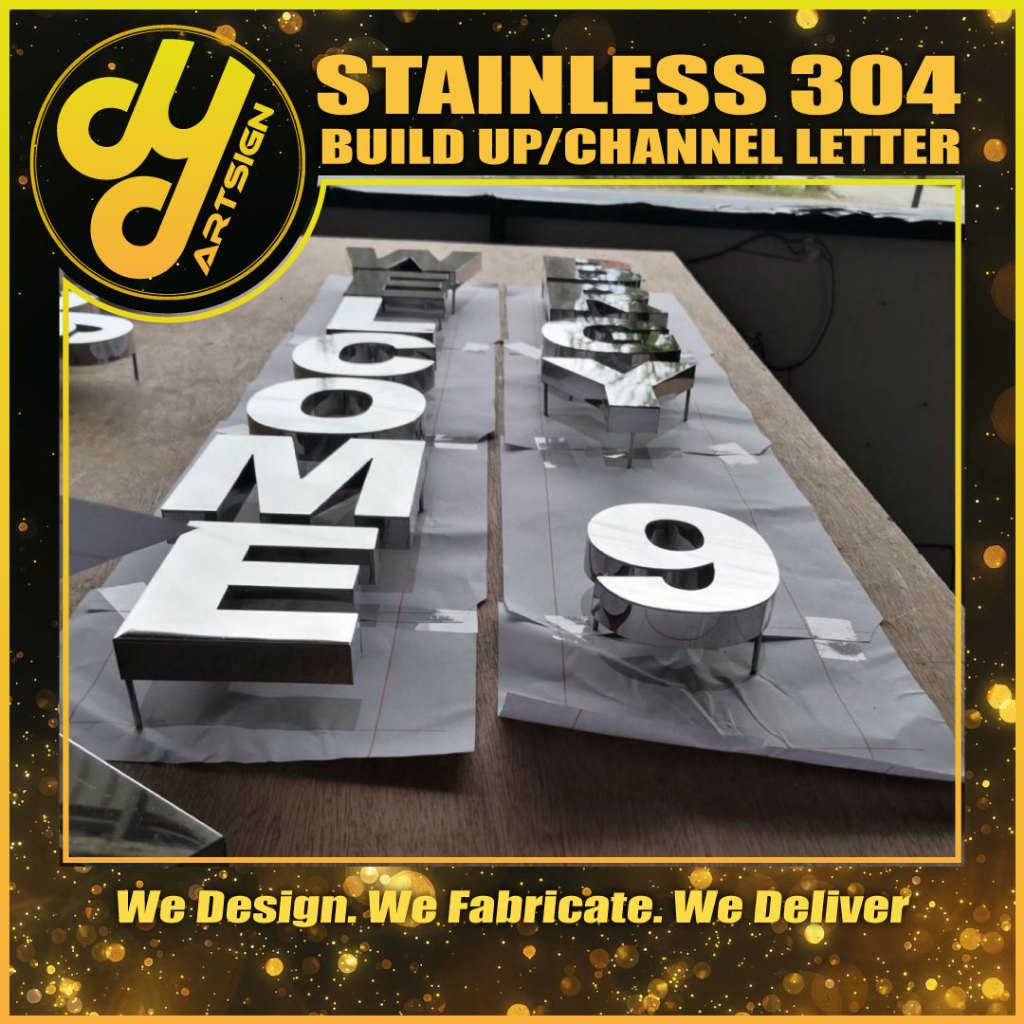 DYD ℠ •Stainless Build-up Letter Package | Shopee Philippines