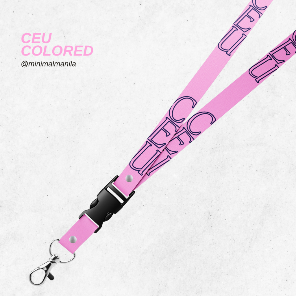 CEU ID Lace Lanyard | Minimal Manila University Lanyards | Shopee ...
