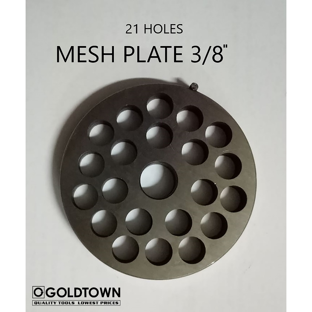 TASIN MEAT GRINDER MESH PLATE 3/8" (21 Holes) | Shopee Philippines