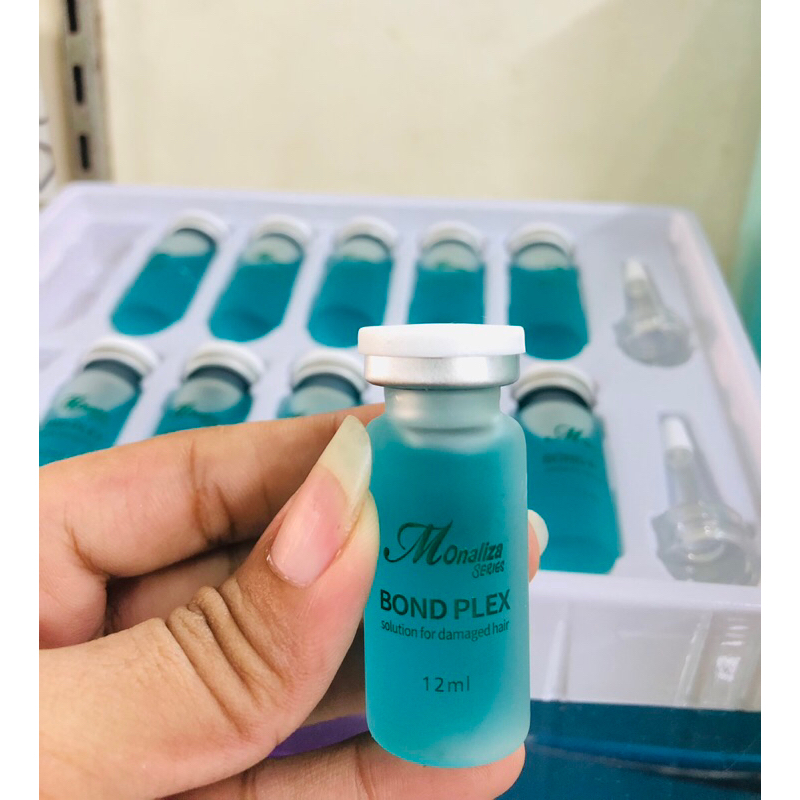 Monaliza Bond Plex Hair Treatment Professional Hair Care Solution For Damage Infused W/Castor ...