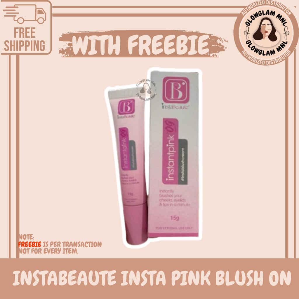 Insta Pink Blush On Cream Instabeaute 15g (WITH FREEBIE) | Shopee ...