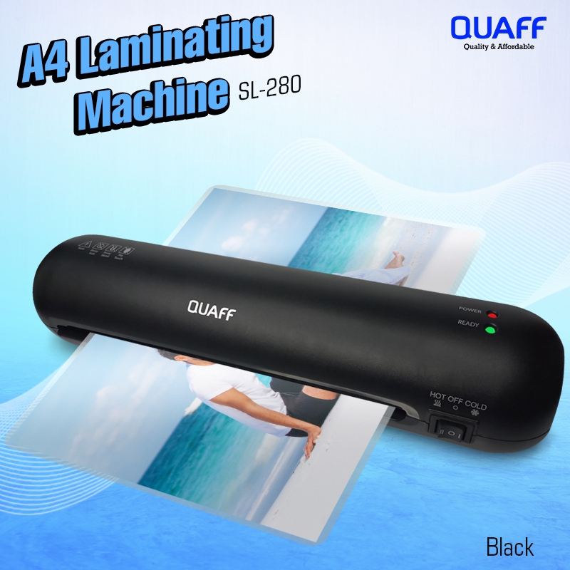 Quaff Sl280 Laminator A4 Size Hot And Cold Laminating Machine With Free