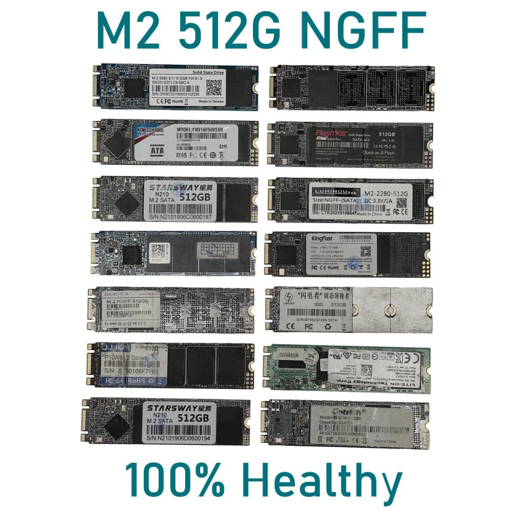 (NGFF) M.2 SATA NGFF SSD 128GB 256G 512G 1TB for Desktop/Laptop/PC ...