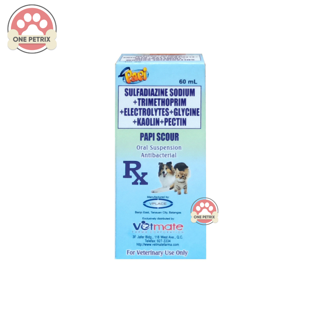 Papi Scour Oral Suspension Anti Diarrhea / Anti Bacterial - 60ML ...