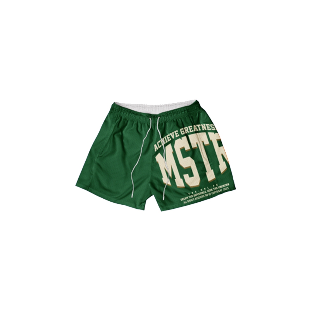 MSTR CO. - ACHIEVE COLLECTION Mesh Short (Emerald Green) | Shopee ...
