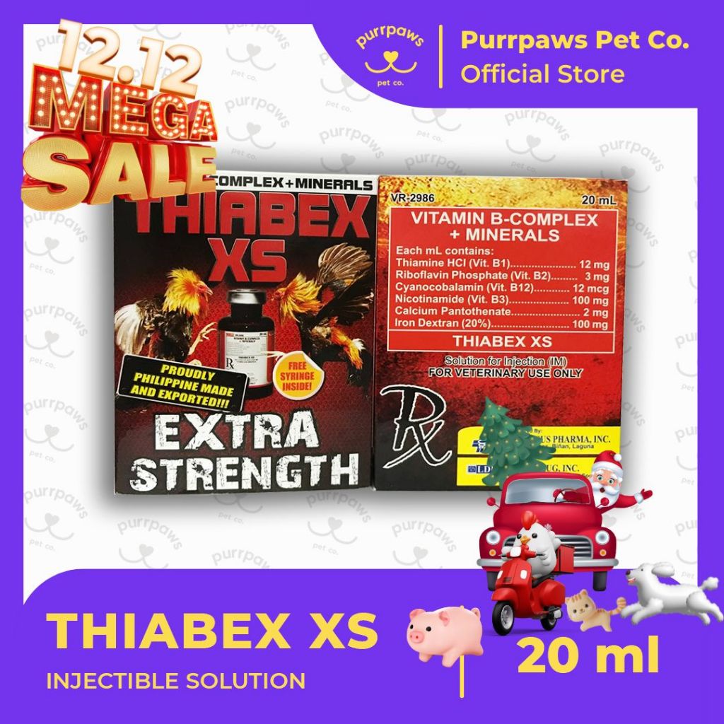 Thiabex XS Vitamin B-Complex-Minerals (20 ml) | Shopee Philippines