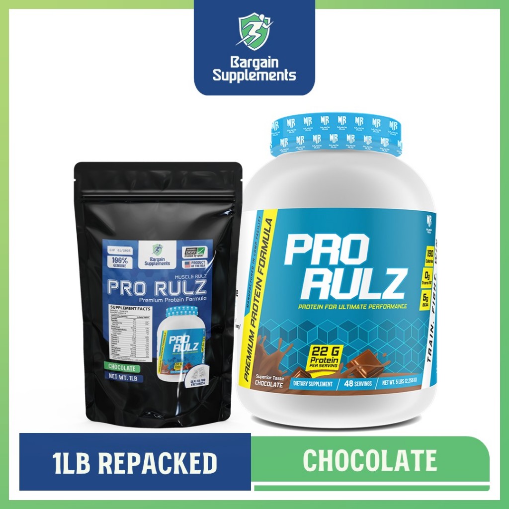 REPACKED | Muscle Rulz Pro Rulz Premium Multi-Protein Formula - 1lb ...