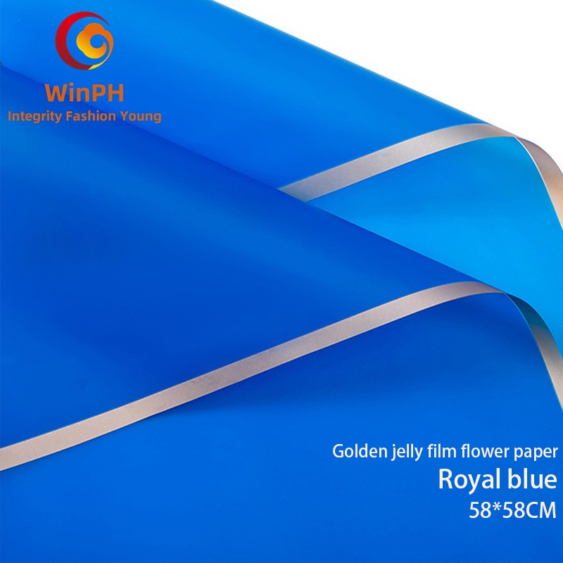 5/20pcs Gold edge jelly wrapping paper Flower wrapping paper Baking ...