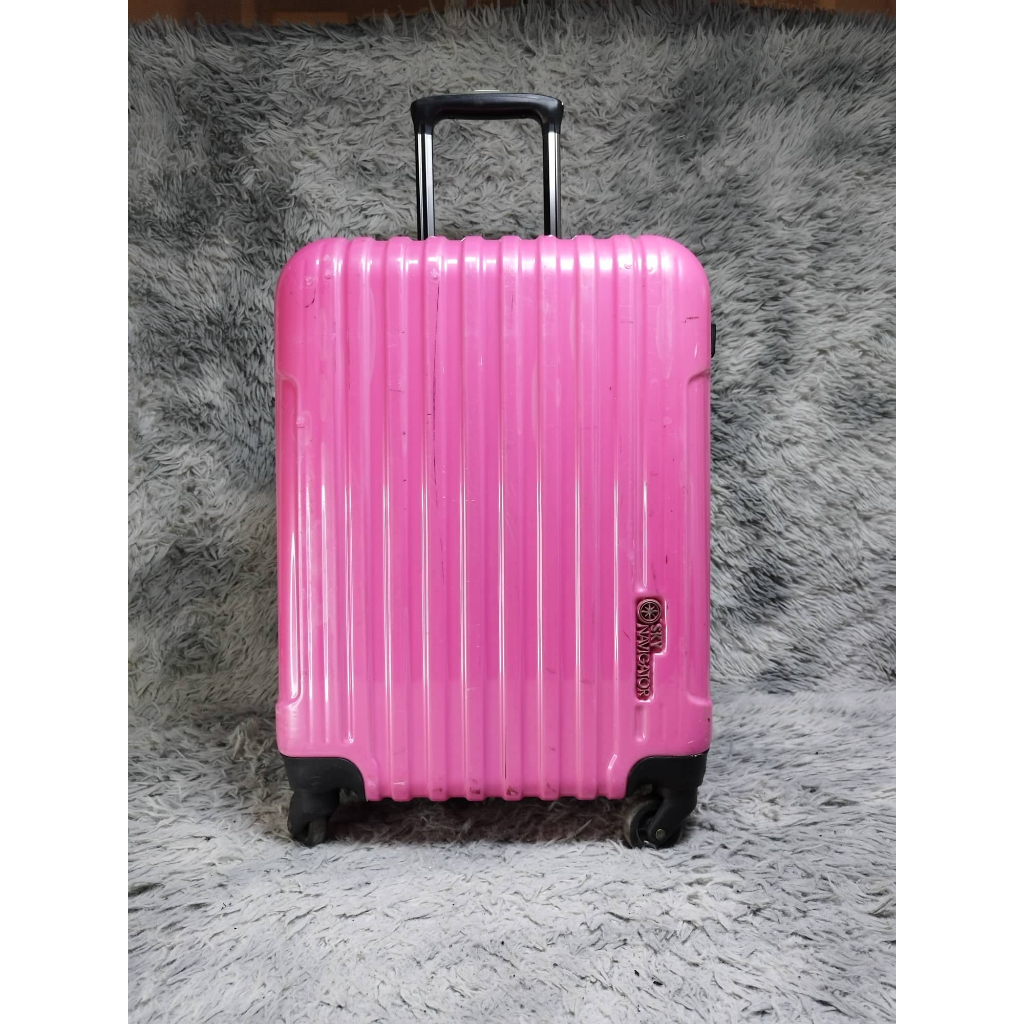 Sky Navigator Light Pink Hard Shell Luggage | Shopee Philippines