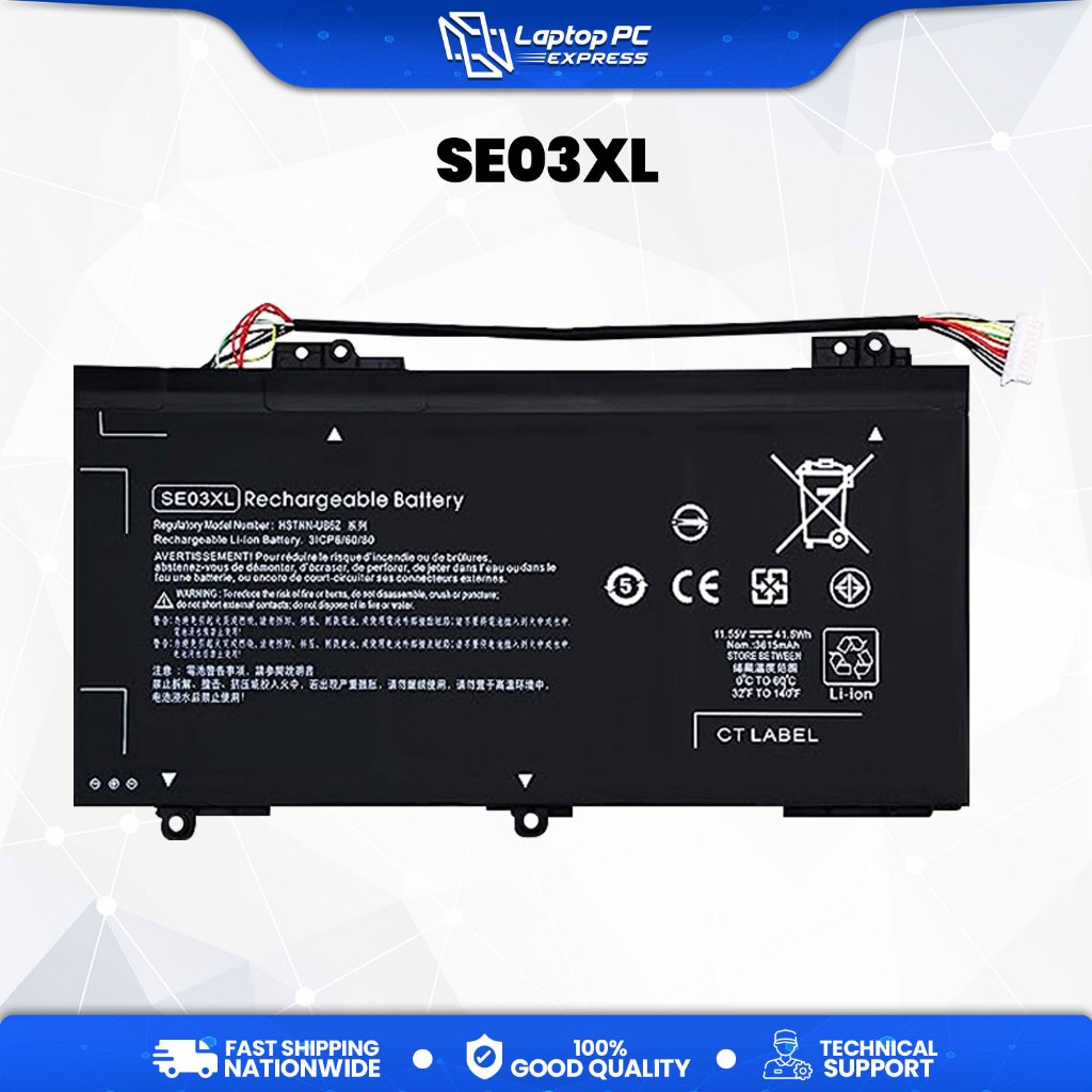 HP Laptop Notebook Battery Model SE03XL HSTNN-LB7G | Shopee Philippines