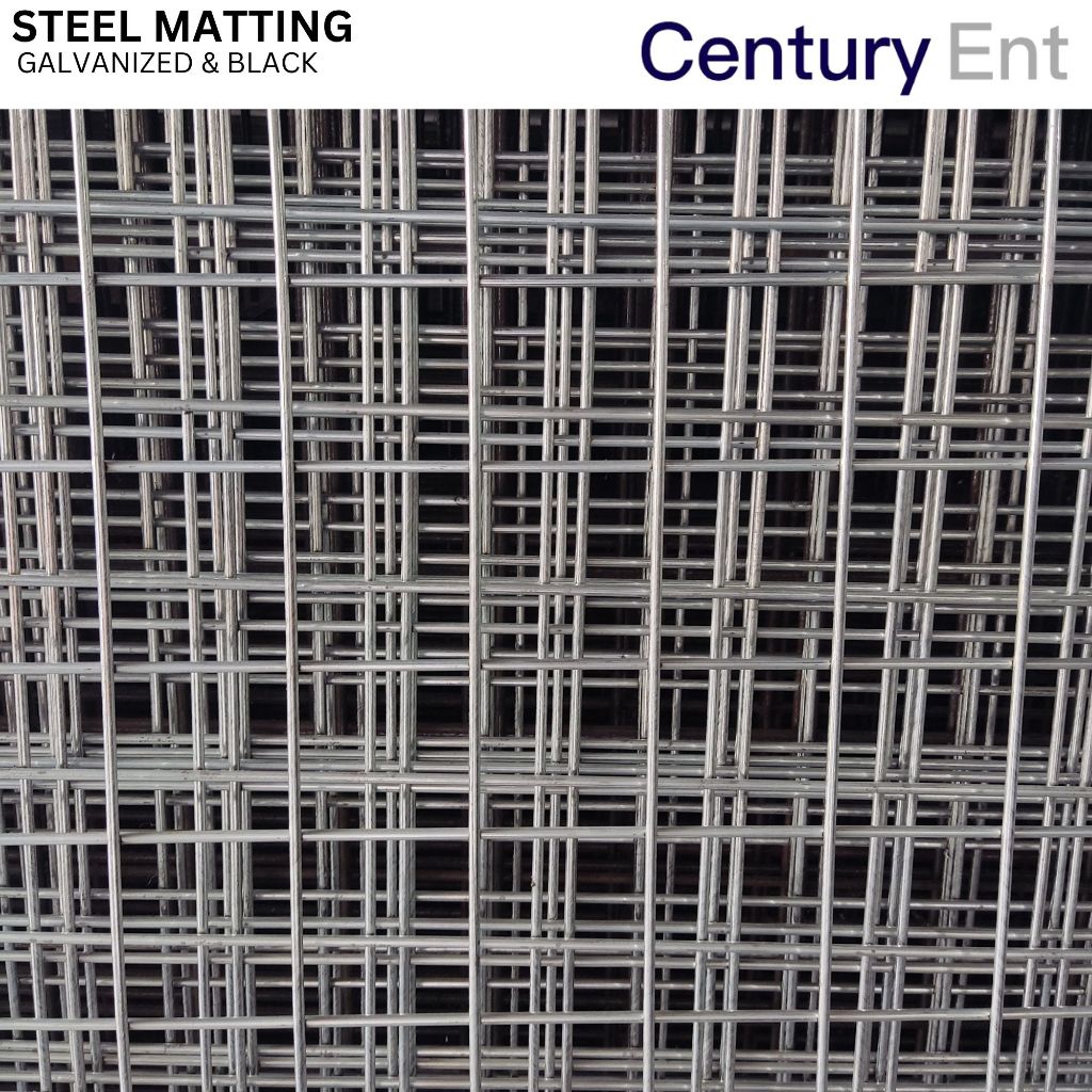2FT x 4FT | Steel Matting Wire Mesh 2x2 Holes | Galvanized Iron • Black Iron | 3.5MM • 4.5MM ...