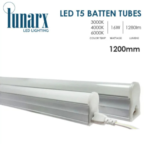 Lunarx Shadowless LED T5 Batten Tube Light Bar Industrial 12Watts ...