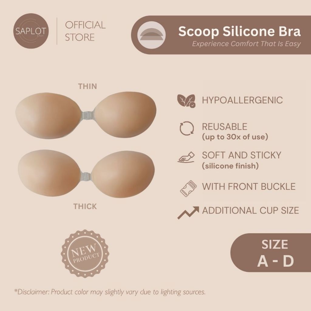 [Scoop] Silicone Bra by Saplot.Co Atbp | Shopee Philippines