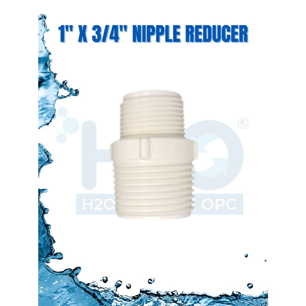 PVC Fittings 1" X 3/4" Nipple Reducer for Water Filter Housing | Shopee ...