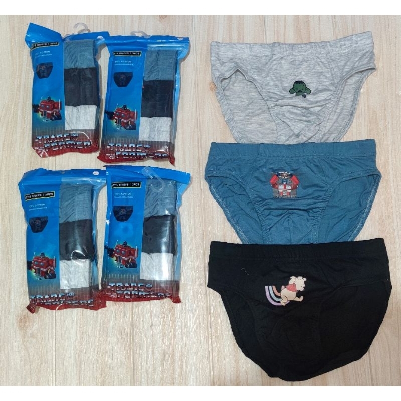 KIDS BRIEF COTTON PREMIUM QUALITY (Sold per pack) | Shopee Philippines